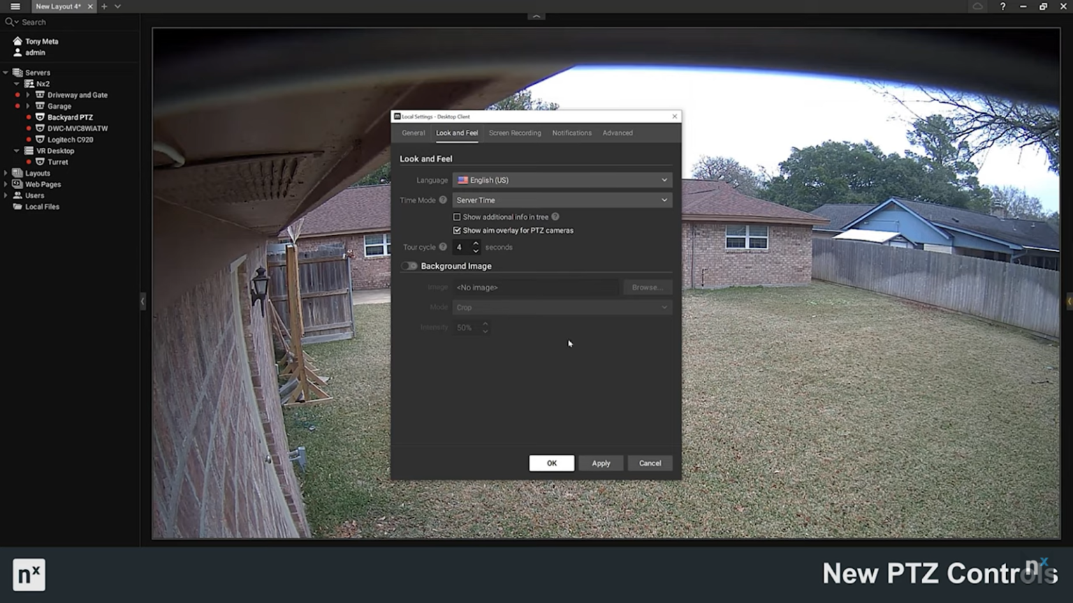 Redesigned PTZ Controls in Nx Witness v4.2 - Network Optix