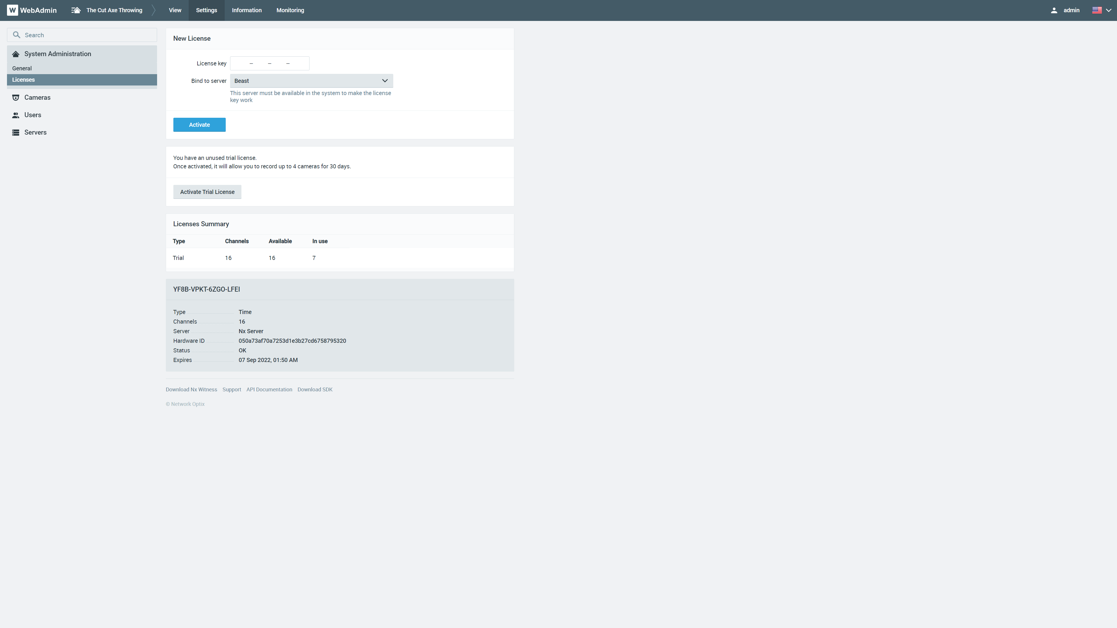 Nx Witness Server - Network Optix
